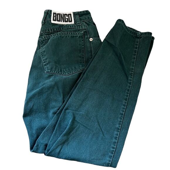 BONGO | Jeans | Vintage Bongo 9s Dark Teal High Rise Cotton Momjeans ...